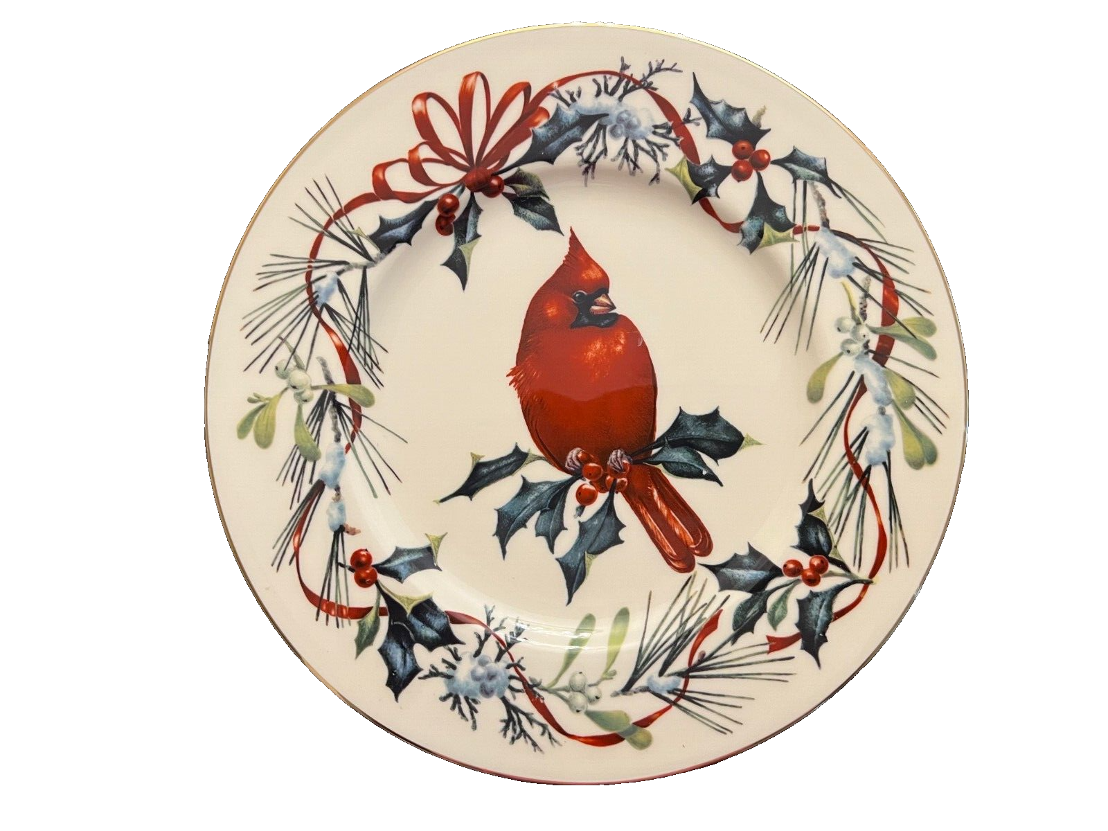 Lenox Winter Greetings Cardinal 9in Accent Plate for sale online | eBay