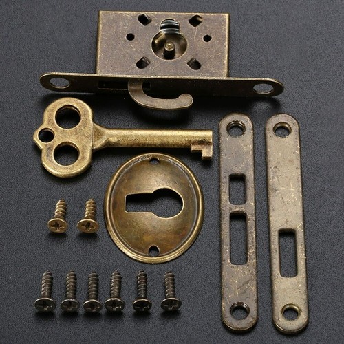 Elegant Retro Antique Drawer Lock Hook Lock for Furniture and Wooden ...