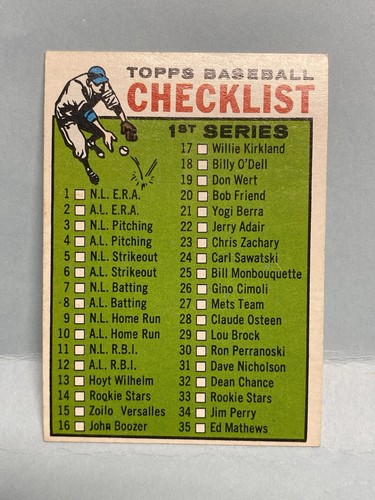 JA3456 1964 Topps Checklist #76 1st Series Unmarked Ex-Mt | eBay