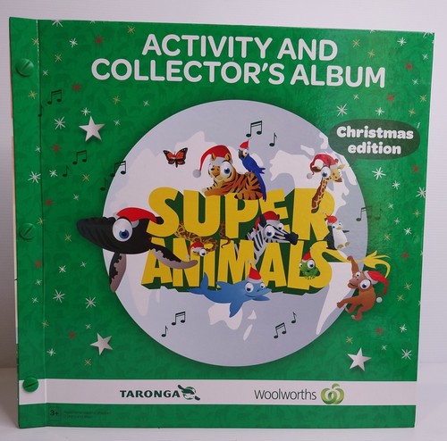 Completed Woolies Super Animals Activity & Collector's Album Christmas ...