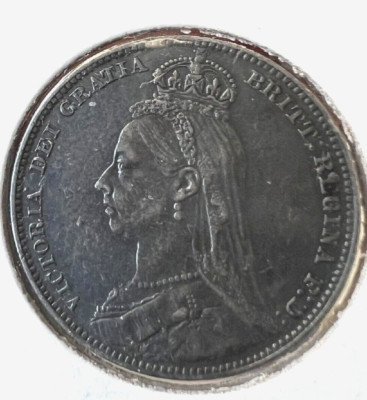 1891 GREAT BRITAIN VICTORIA SHILLING KM-774, BUN | eBay