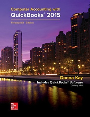 Computer Accounting With Quickbooks 2015 by Kay, Donna Spiral bound ...