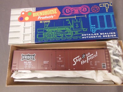 HO SCALE ROUNDHOUSE FRISCO PLUG DOOR 50' BOX CAR KIT | eBay
