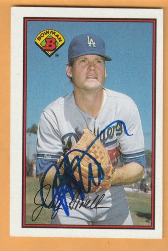 Jay Howell Los Angeles Dodgers AUTO Signed 1989 Bowman Colorado ...
