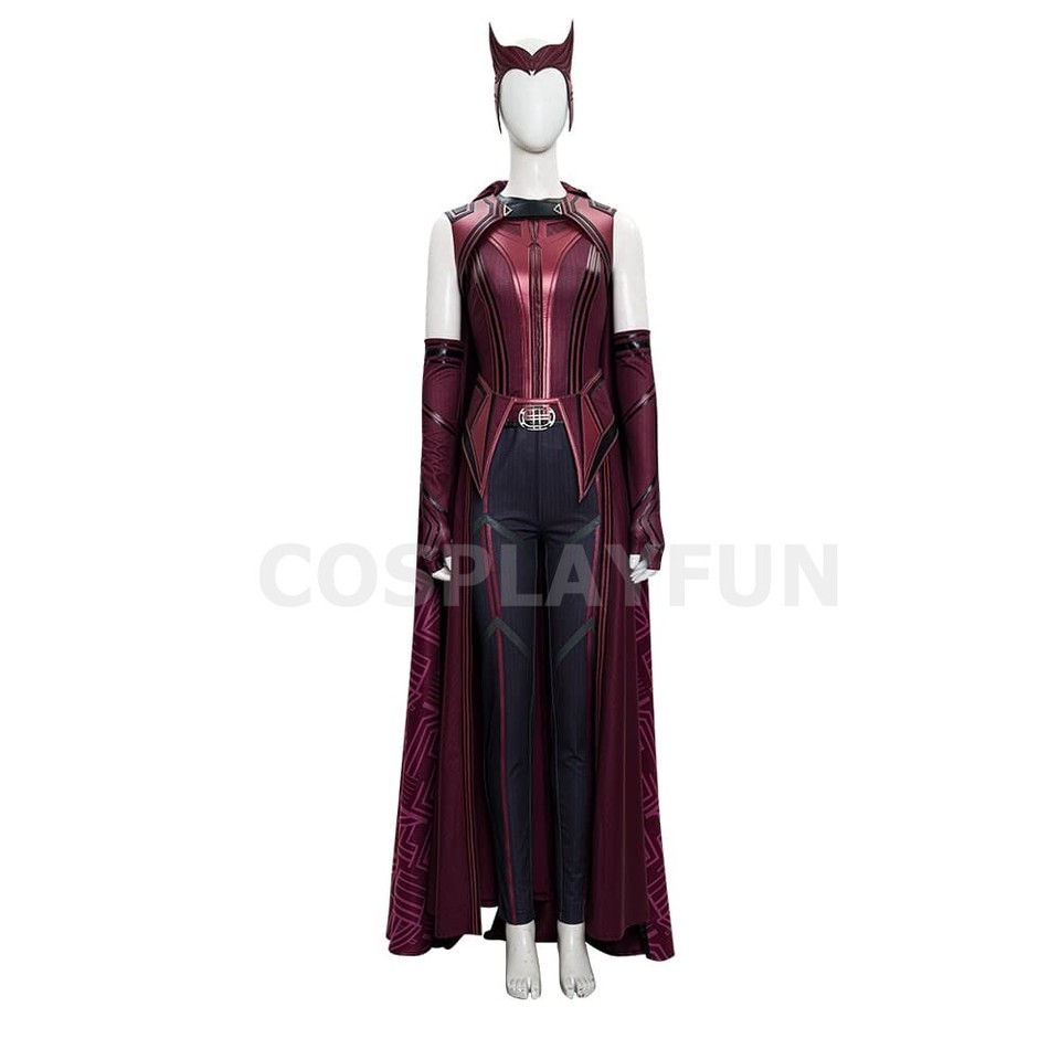 Wanda Vision Scarlet Witch Costume Cosplay Suit Wanda Maximoff Ver 1 ...