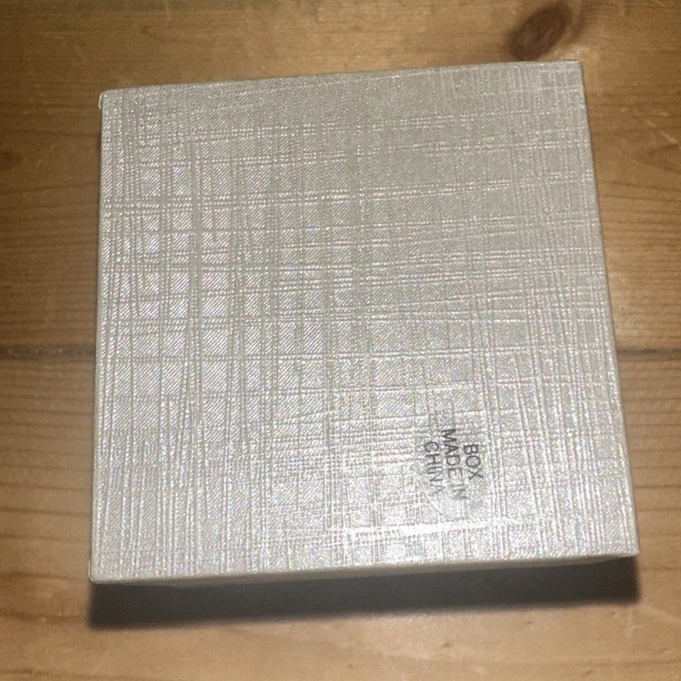 Zales the Diamond Store Empty Silver Earring Presentation Box Excellent ...