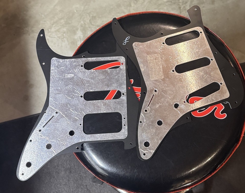 2 Genuine Fender® Stratocaster HSS/SSS Pickguards Scuffs But No Rips Or ...