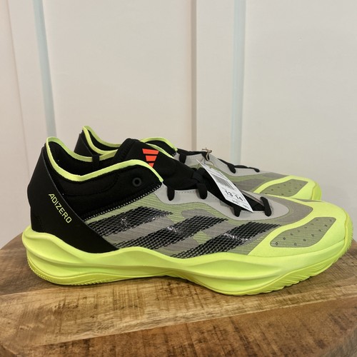 Size 14-adidas Men's Black/Green Basketball Shoes-Adizero Select 2.0 ...