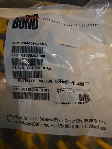 CLICK BOND-CB4009C3CRA Pack Of 100 | eBay