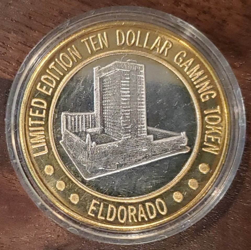 ELDORADO LIMITED EDITION TEN DOLLAR GAMING TOKEN .999 FINE SILVER. | eBay