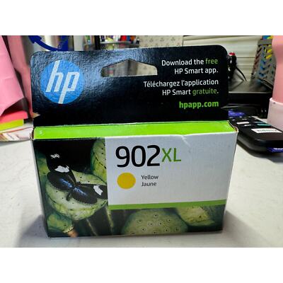 New Sealed HP 902XL Yellow Jaune High Yield Ink Cartridge | eBay