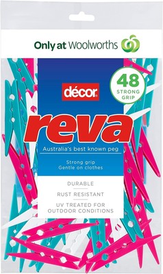 Decor Reva Assorted Clothes Pegs 48 Piece Free And Fast Shipping AU ...