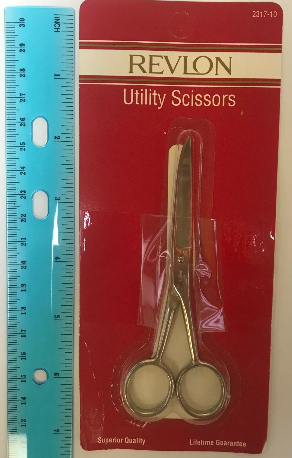 2 Revlon Utility Scissors 2317-10 packaging taped by scotch tape | eBay