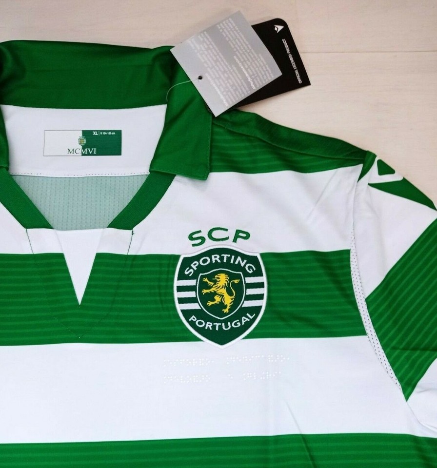1672/49 Macron Scp Sporting Lisbon Shirt Authentic Home No Sponsor ...