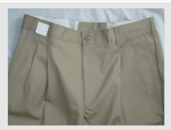 Men Pants work uniform khaki tan 28 29 31 32 33 34 40 42 46 48 50 unhem ...