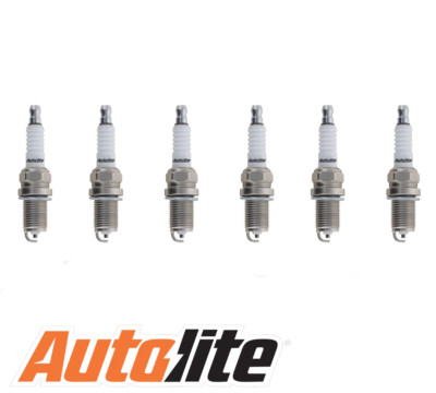 AUTOLITE COPPER PLUGS - for Ford Falcon XR6 Ute BA 4.0L Turbo 6 Cyl ...