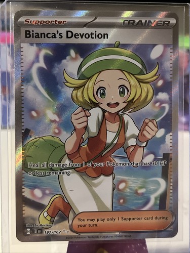 Bianca's Devotion 197/162 Temporal Forces Full Art Trainer Pokemon TCG ...