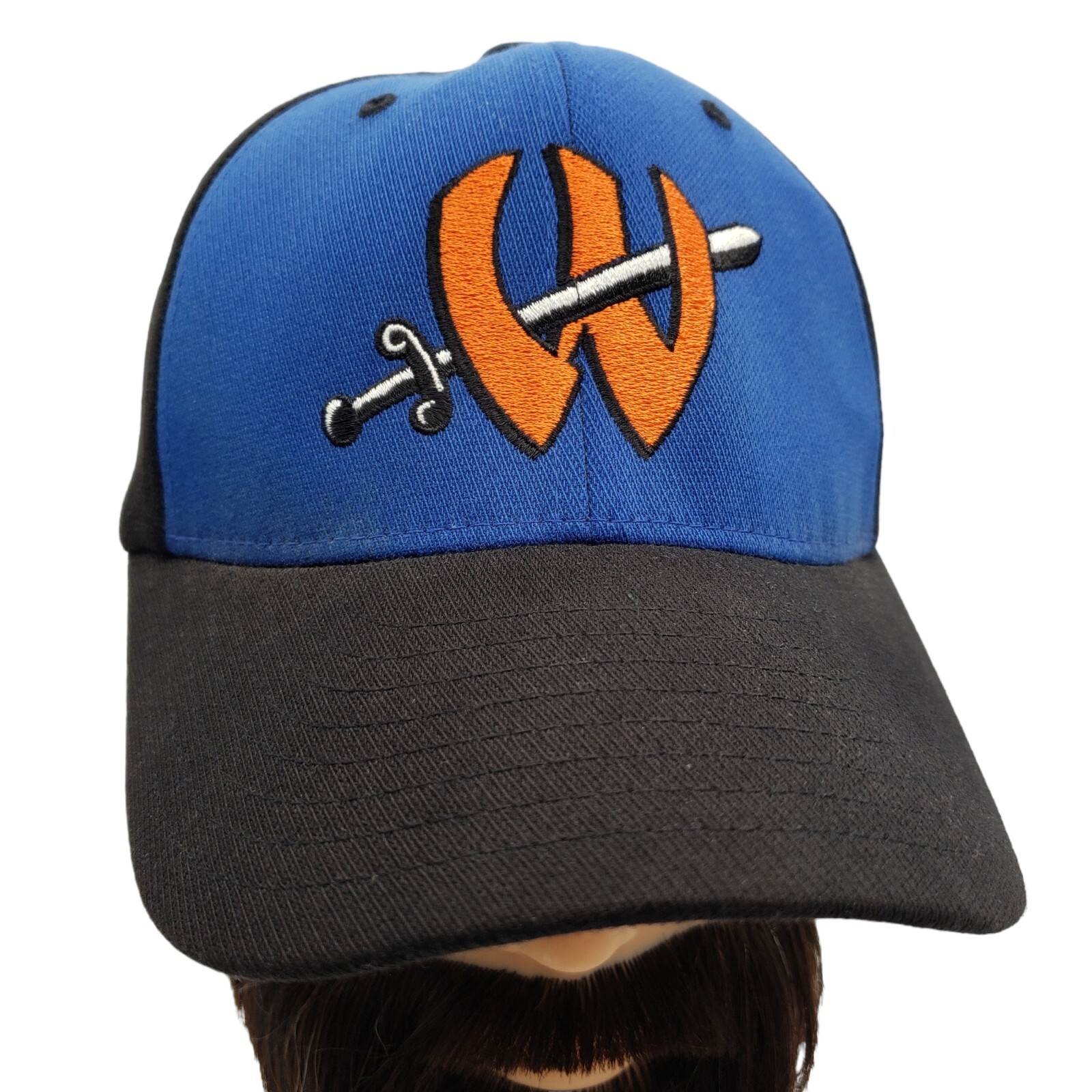 LETTER W with SWORD LOGO Fitted Baseball Ball Cap Hat… - Gem