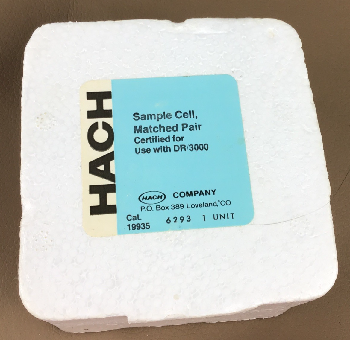 HACH Sample cell 25 mL Matched Pair Spectrophotometer 19935 1 Square ...