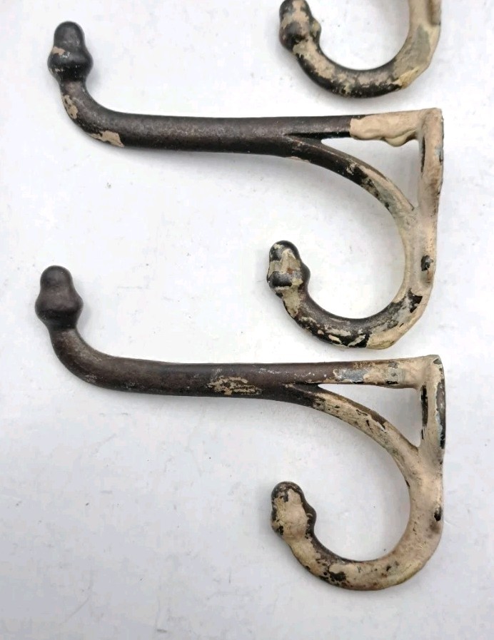 Antique Hooks Farm House Victoian Hat or Coat Acorn Hook Old Hardware ...