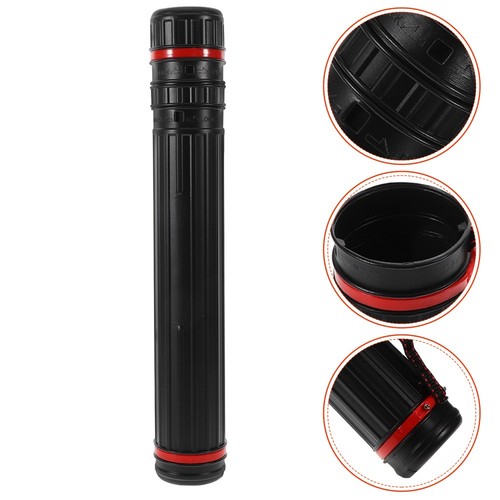 2 Pieces Telescopic Painting Tube Extendable Drawing Poster Tubes Case ...