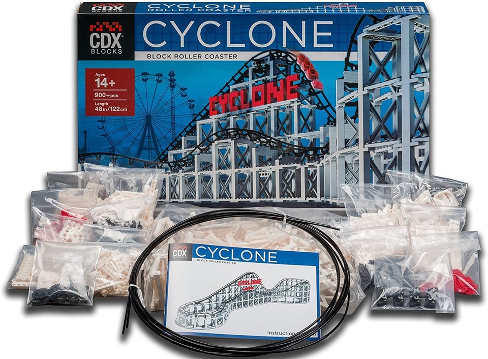 CDX BLOCKS CYCLONE ROLLER COASTER Building Block System Set CYC01 | eBay