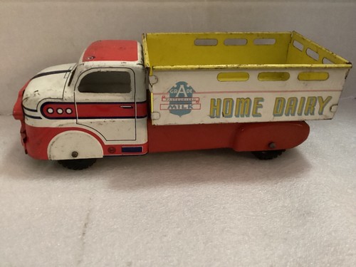 VINTAGE MARX TIN HOME DAIRY MILK TRUCK | eBay