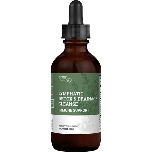 Lymphatic Drainage Drops - Detox Cleanse For Immune Support - 2 Oz ...