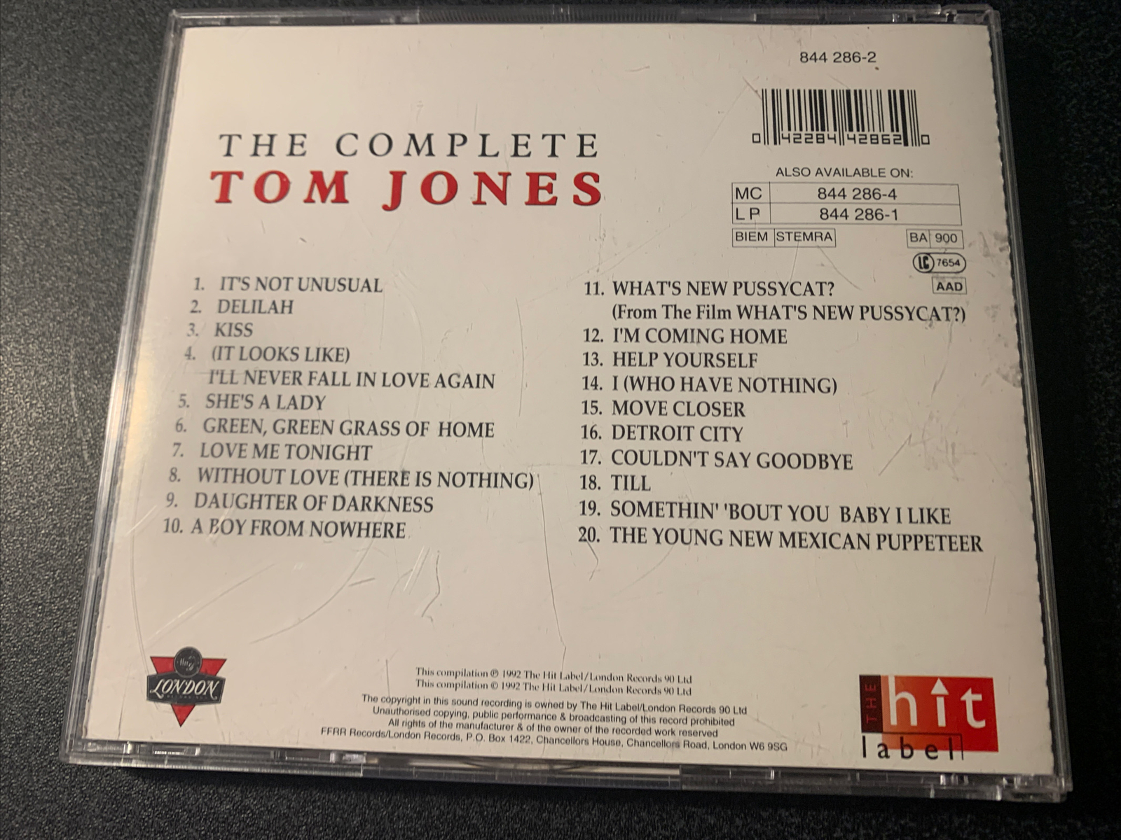 Complete Tom Jones by Tom Jones (CD, 1993) 42284428620 | eBay UK
