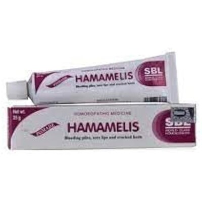 Packing of 2 SBL Hamamelis Cream 25g Piles & Pain Swelling Haemorrhoids ...