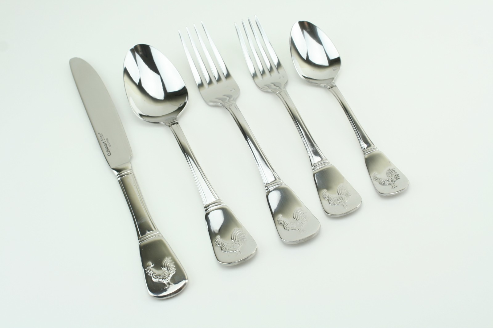 Cuisinart Elite FRENCH ROOSTER Stainless Flatware Your Choice | eBay