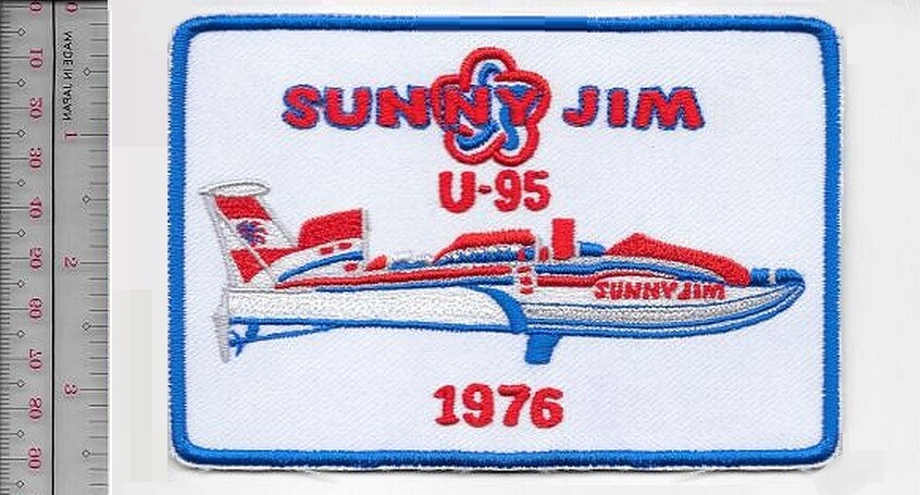 Vintage Retro Hydroplane Miss Sunny Jim U-95 1976 Unlimited Thunderboat ...