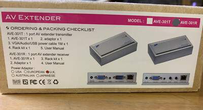 DATABAY AVE-301R CAT5 AV EXTENDER RECEIVER | eBay