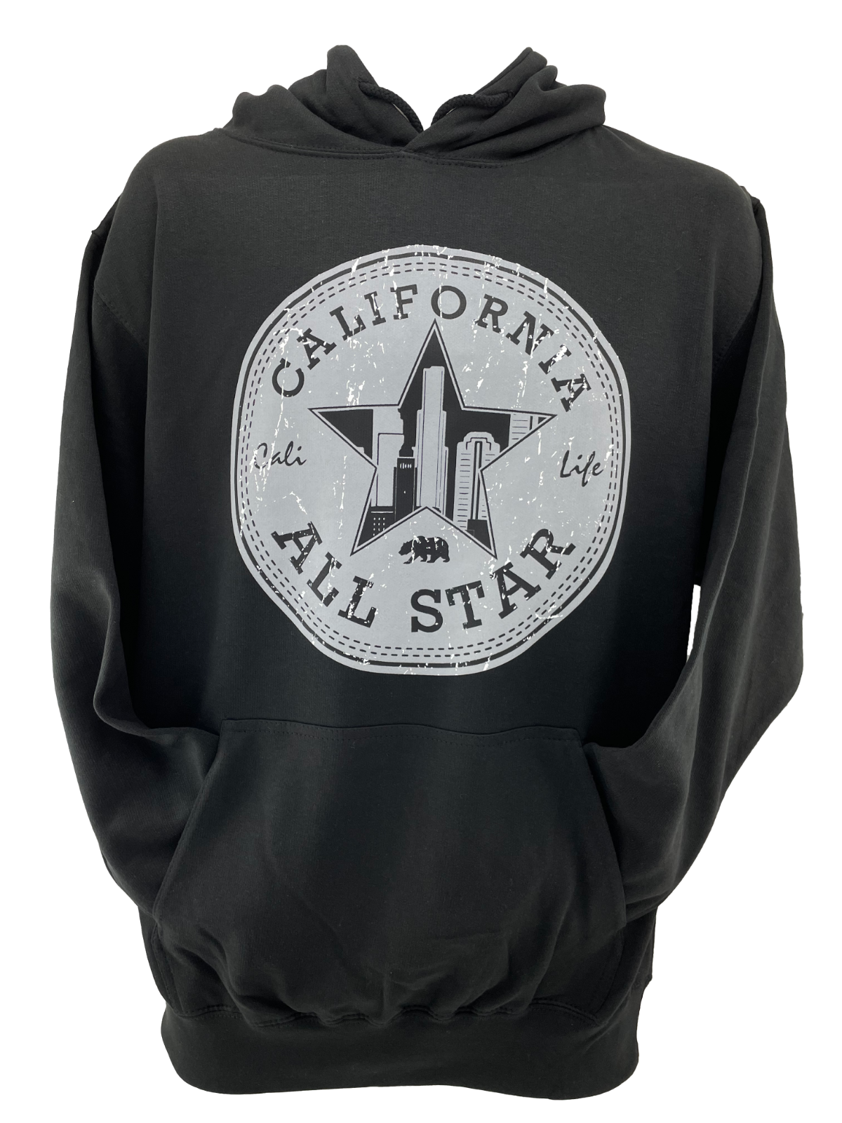 California All Star Logo Converse Graphic Hoodie Sweater Pullover | eBay