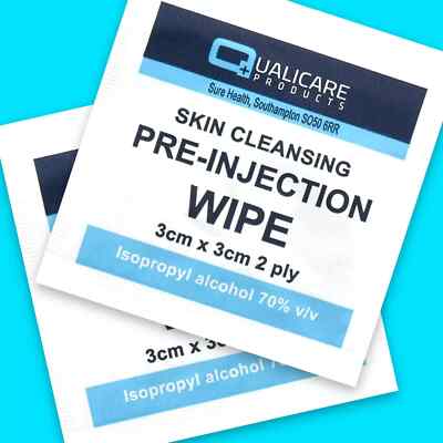 70% IPA Alcohol Wipes Pre-Injection Swabs Skin Cleaning Hygiene Wipes ...