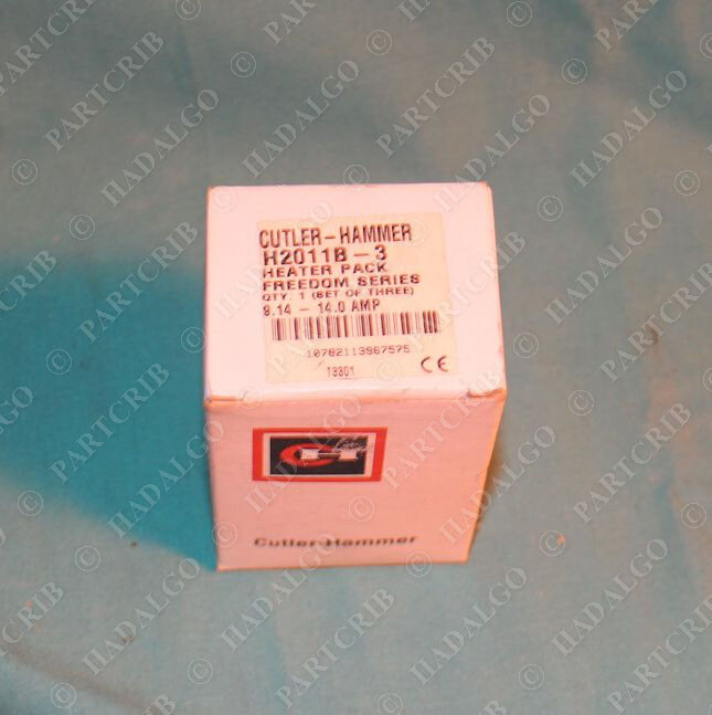 Cutler-Hammer H2011B-3 Heater Overload Pack Freedom Series 9.14-14.0Amp ...