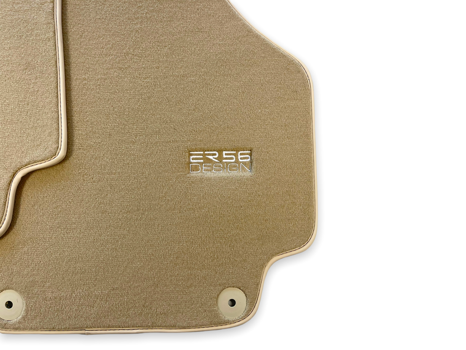 Floor Mats For AUDI R8 2007-2013 Beige ER56 Design Tailored Carpets SET ...