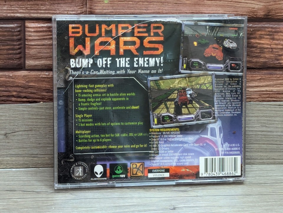 2 PC Windows CD-ROM Game Lot Enemy Infestation Ripcord & Bumper Wars ...