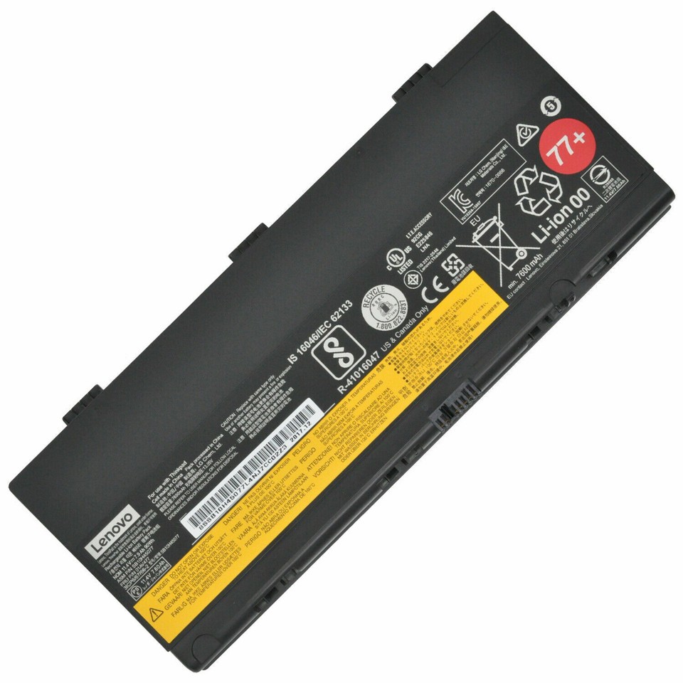 NEW Genuine 77+ 90Wh 01AV495 SB10H45077 Battery For ThinkPad P50 P51 ...