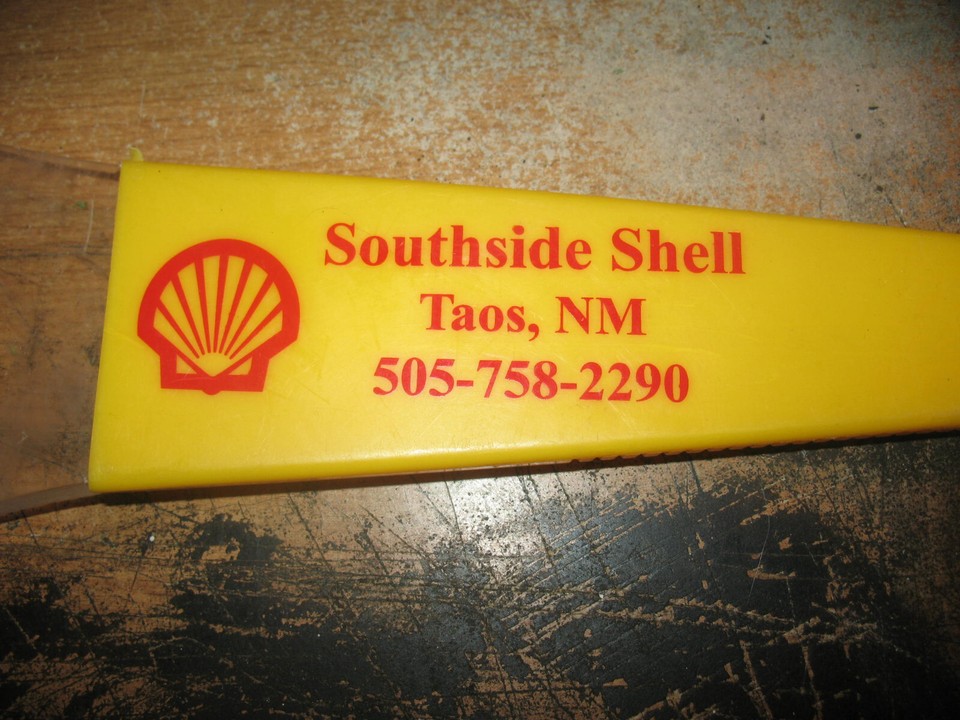 Vintage Shell Gas Station Ice Scraper Advertising Promo Southside Shell ...
