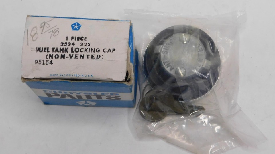 Vintage Chrysler Mopar Fuel Tank Locking Cap 2534323 B/C-Body 1965-69 ...