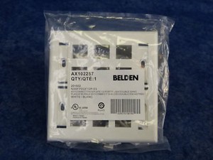 NEW Belden AX102257 KeyConnect Faceplates 12-Port, with ID Windows ...