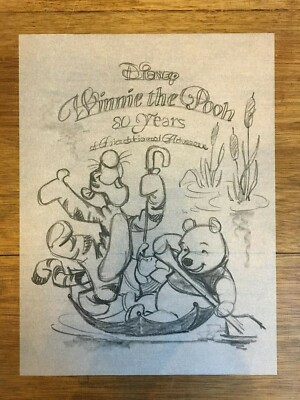 Winnie the Pooh 80TH Storybook Cover Concept Art Carson Van Osten ...