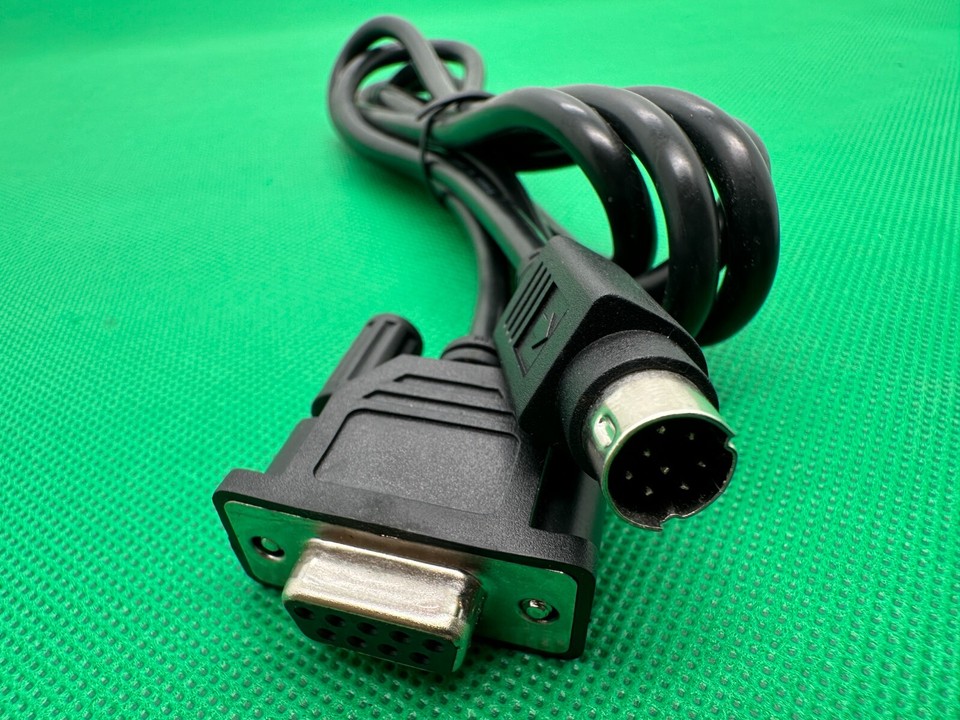 DB9 Female RS232 to 8-Pin Mini Din Male Apple MAC Adapter Cable 70810 ...