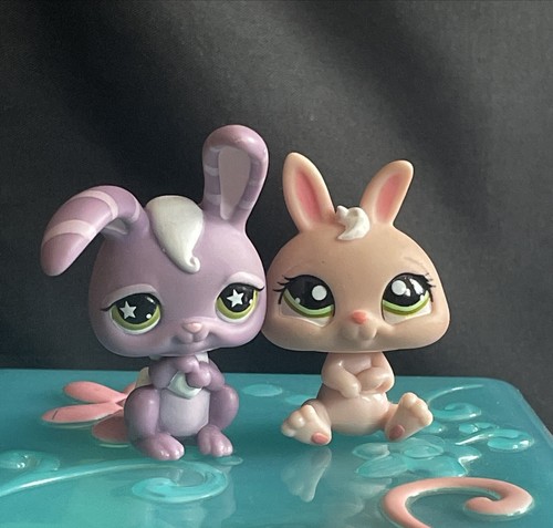 LPS Littlest Pet Shop Bunny Rabbit Lot of 2 Figures #828 #1094 | eBay