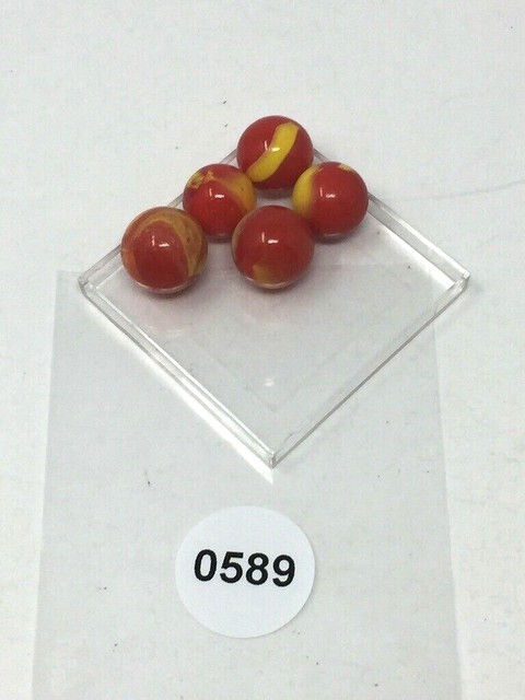 Mega Marbles, 5 - Red Devil Marbles | eBay