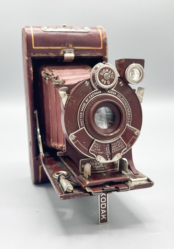 Vintage 1930s Kodak Red Vanity Camera, Vest Pocket Series III + Case | eBay