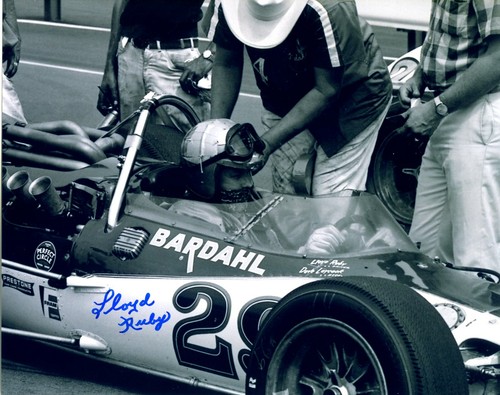 LLOYD RUBY AUTOGRAPHED INDY 500 8 X 10 PHOTO | eBay