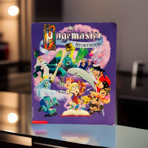 Vtg The Pagemaster Storybook Retro Childrens Film Soft Cover ...