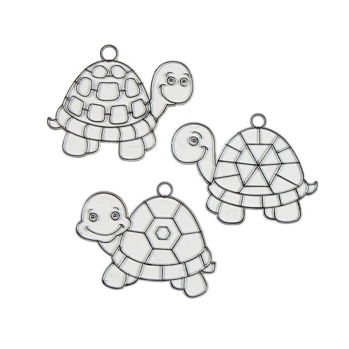 Turtle Shell Suncatchers - Craft Supplies - 24 Pieces | eBay
